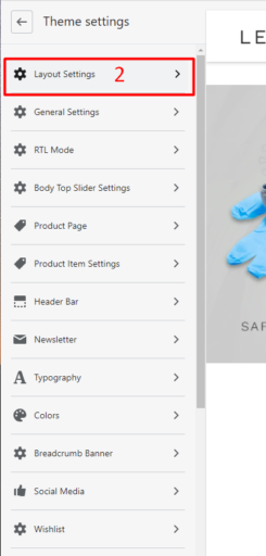 Choose Header – Lezada Shopify Theme