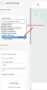 Choose Header – Lezada Shopify Theme