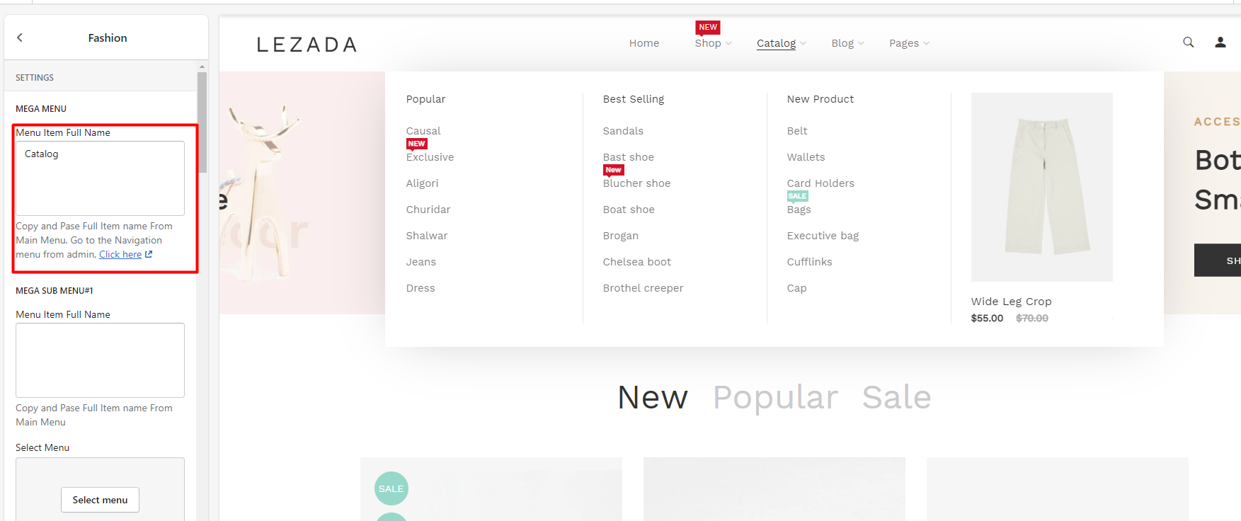 Mega Menu – Lezada Shopify Theme