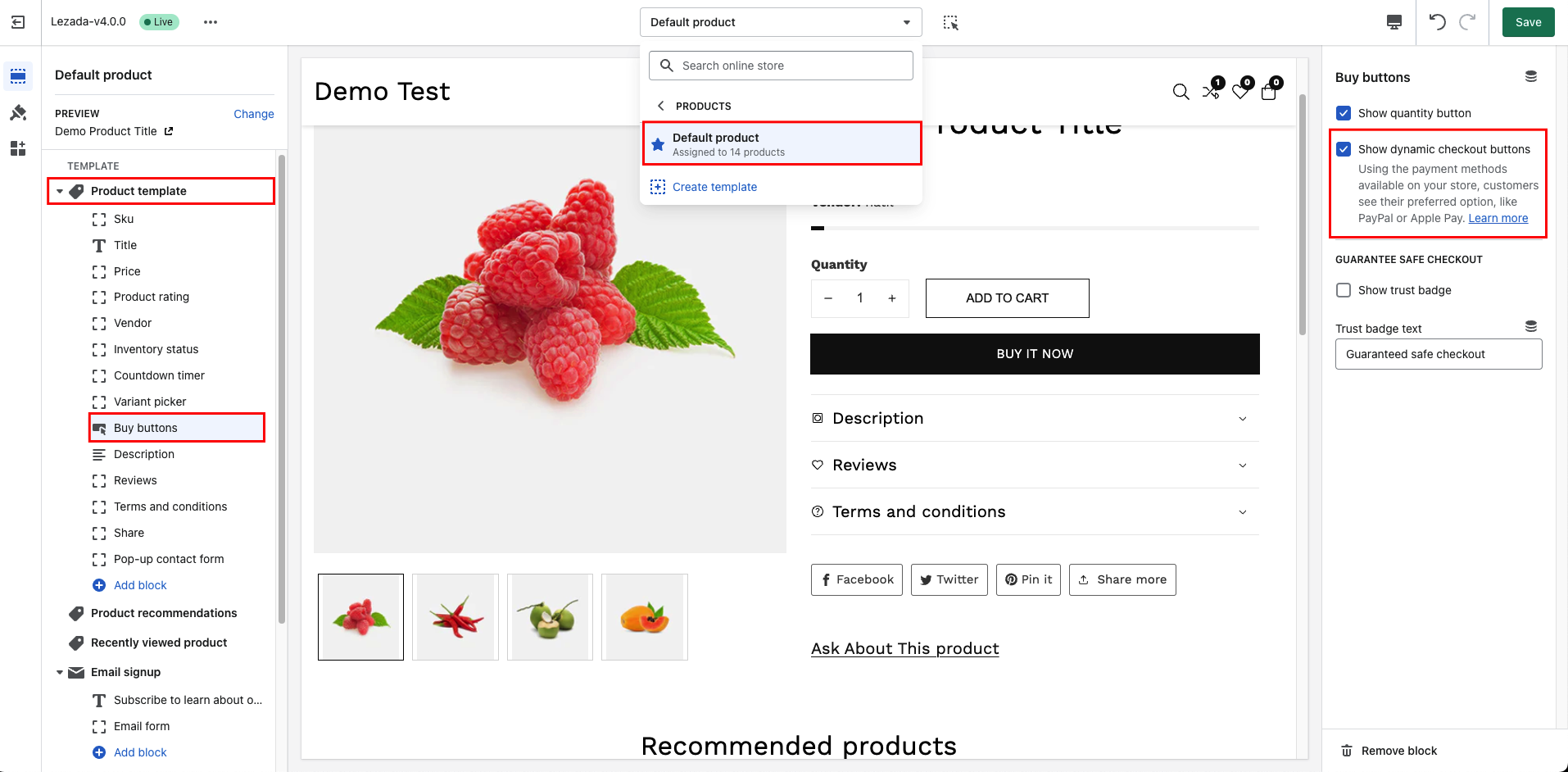 Enable/Disable the dynamic checkout button – Lezada Shopify Theme Enable/Disable the dynamic checkout button – Lezada Shopify Theme