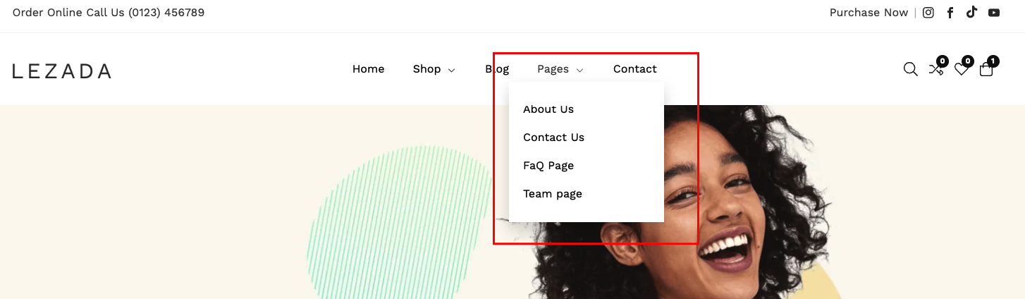 How to create a mega menu – Lezada Shopify Theme