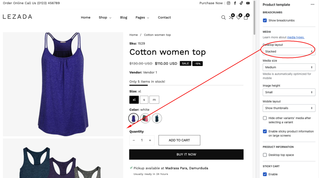 Product pages – Lezada Shopify Theme