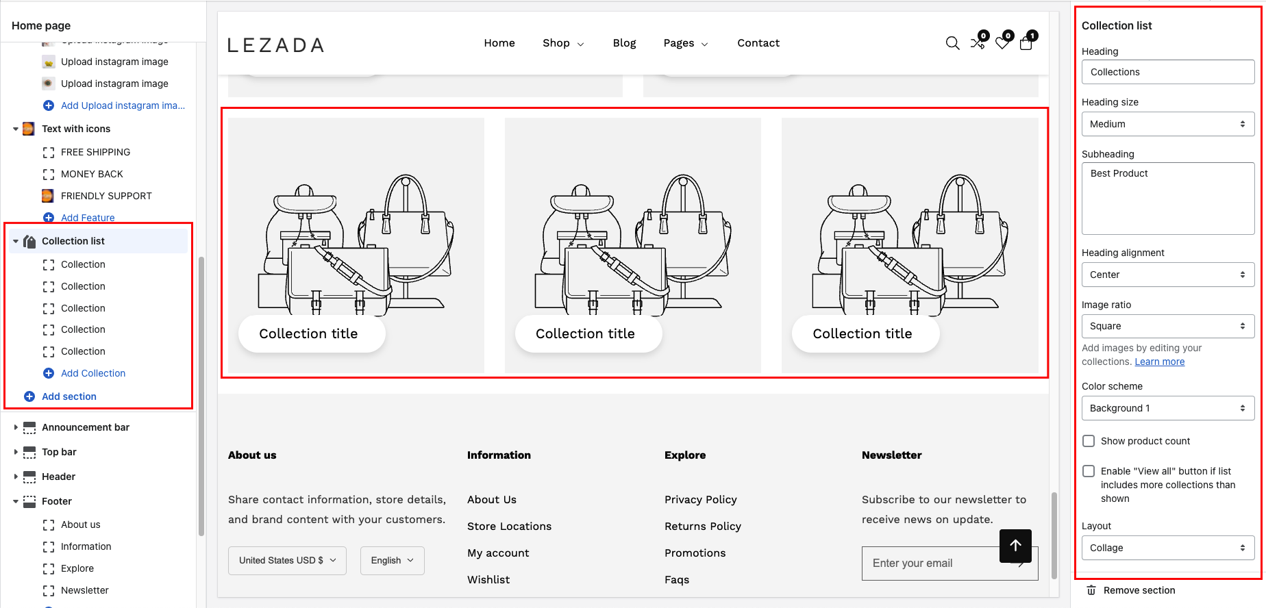 Collection list – Lezada Shopify Theme