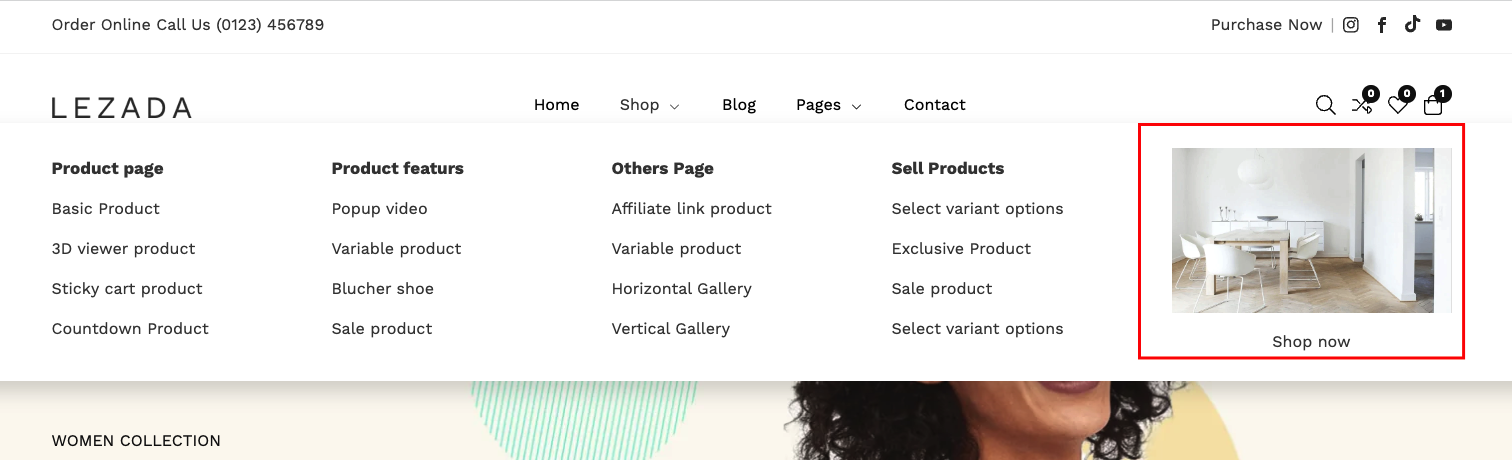 Header – Lezada Shopify Theme
